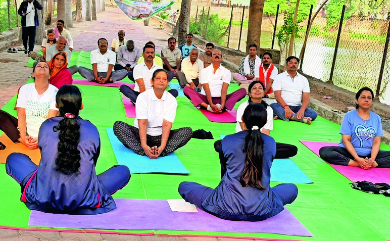 Committed to adopting group yoga practice as part of daily routine