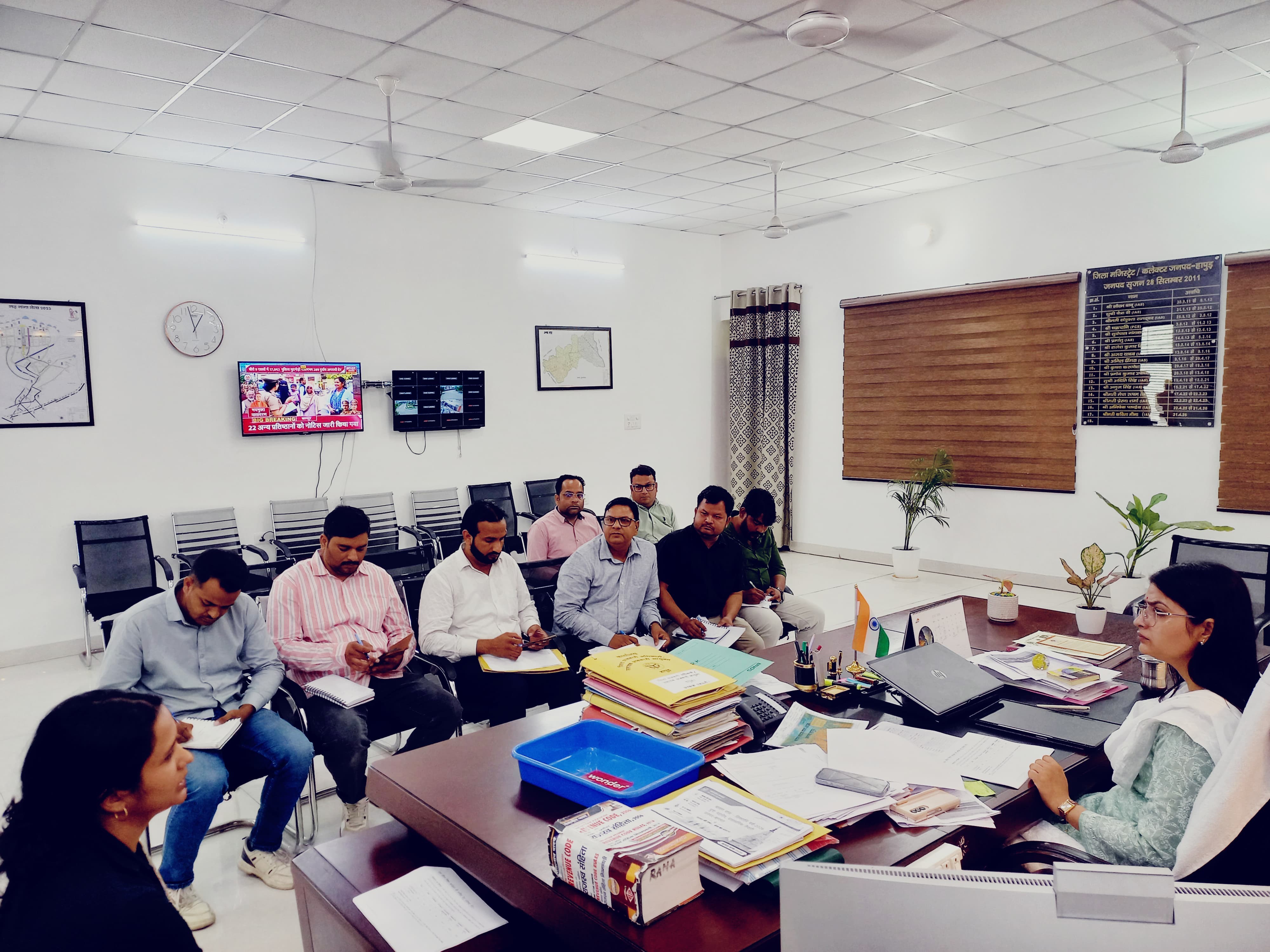 Hapur DM Reviews Jal Nigam Schemes | Pure Water Delivery