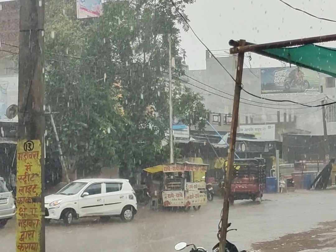 Madavara Heavy Wind Tree Fall Brings Heat Relief | CHC Wall Damaged