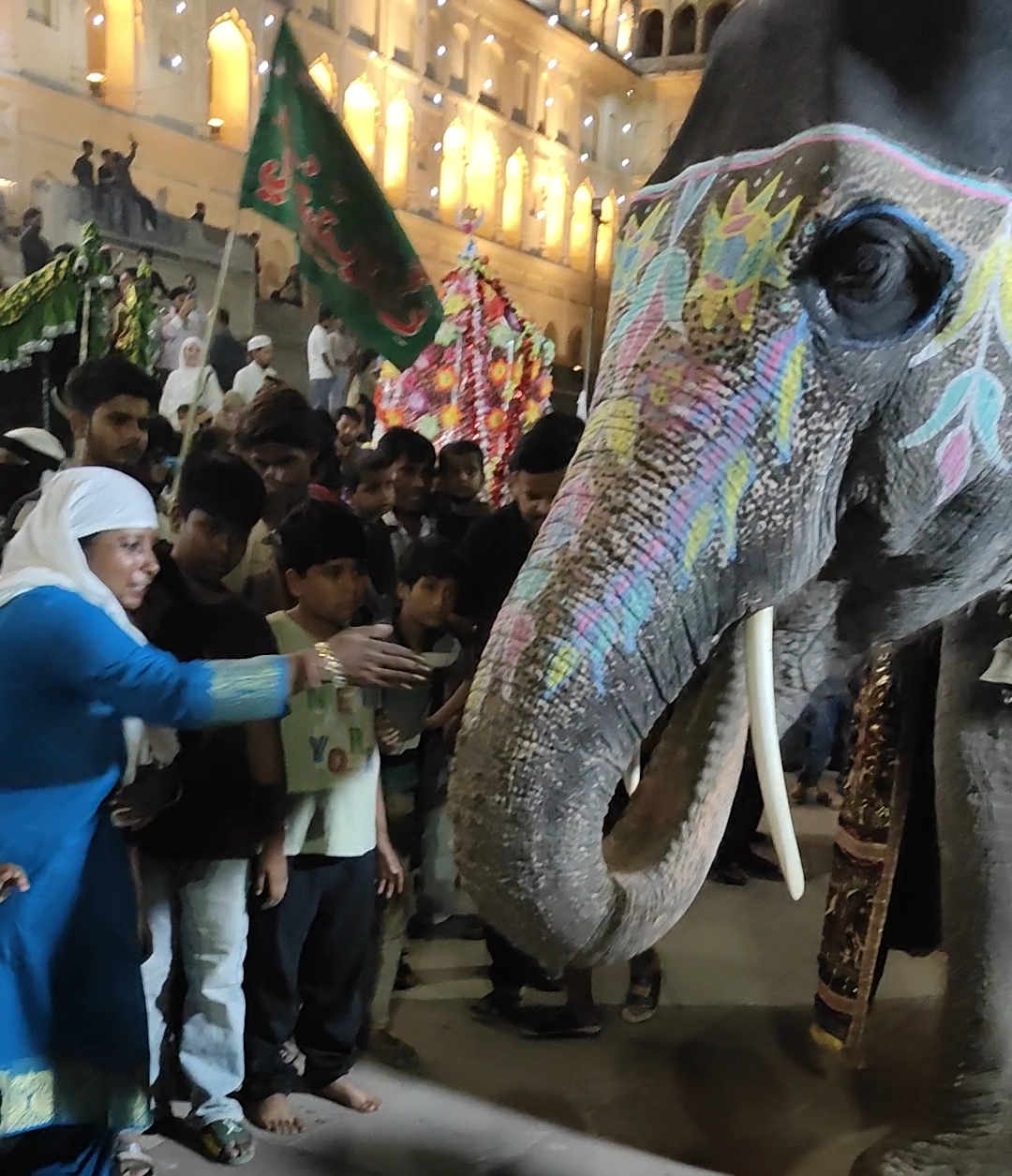 Lucknow Bada Imambada Mehendi Juloos Royal Style; Elephant, Camel Ride