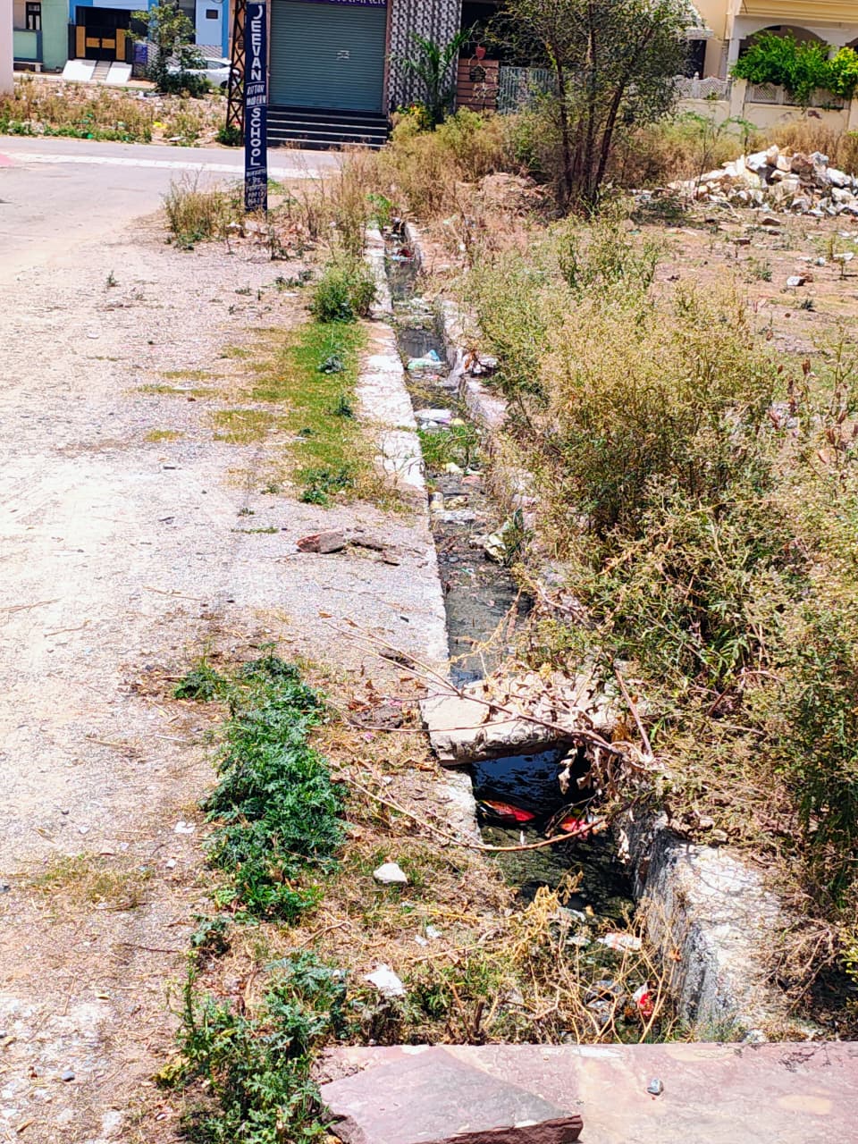 Teetardi: Dirty water and garbage accumulated in the drains, despite ...