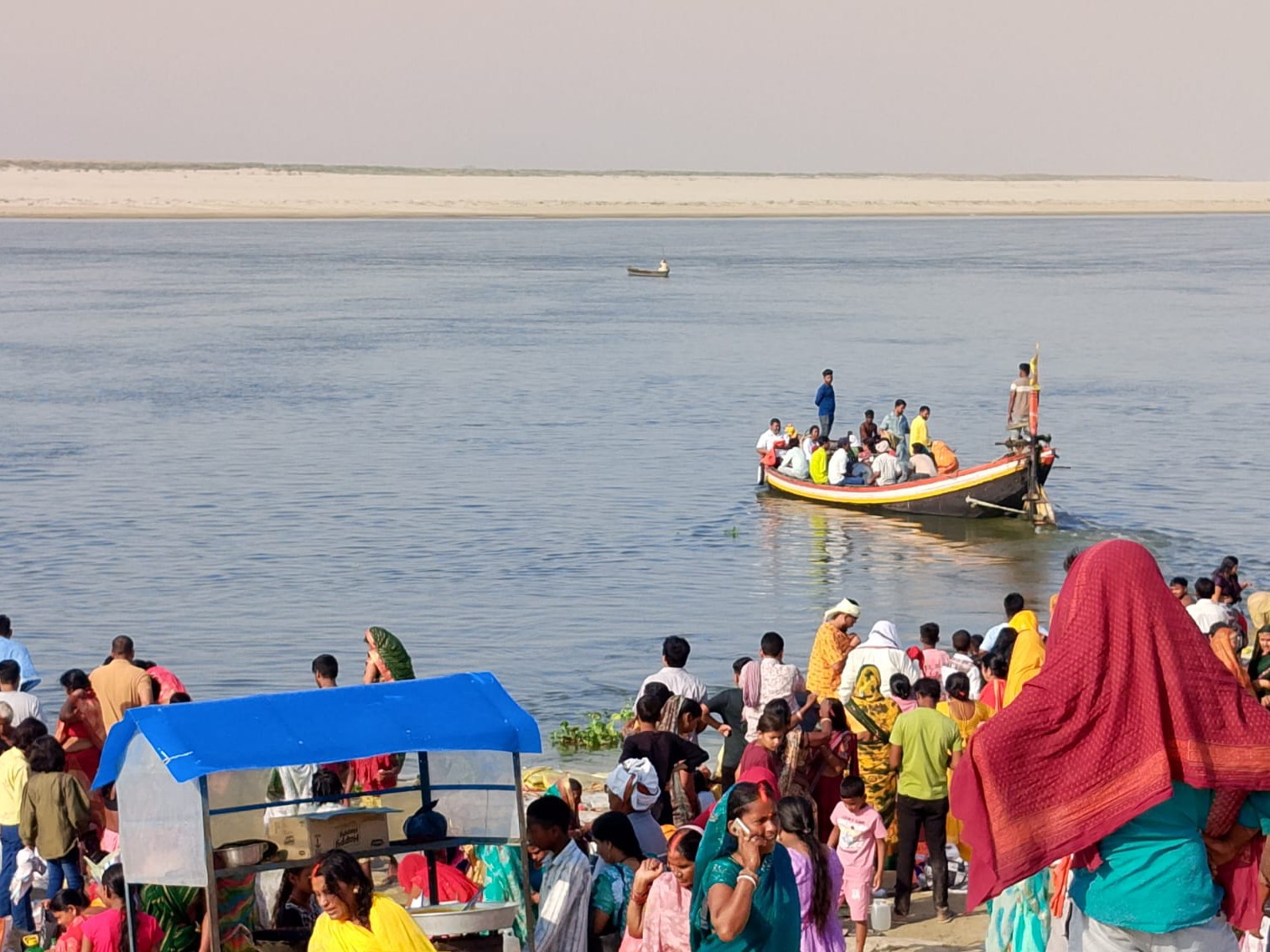 Balia Maldepur Ganga Ghat Mundan Sanskar | Boat Travel Risk