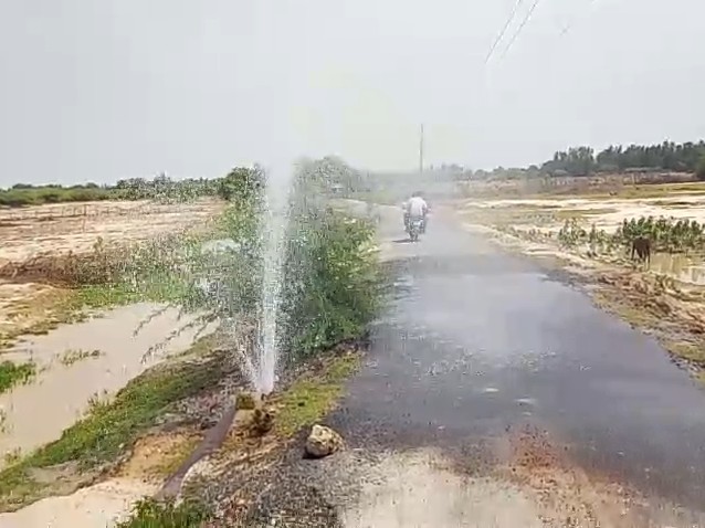 Bilgram Jal Jeevan Mission Pipeline Fati | 11KV Line Fountain, Bade ...
