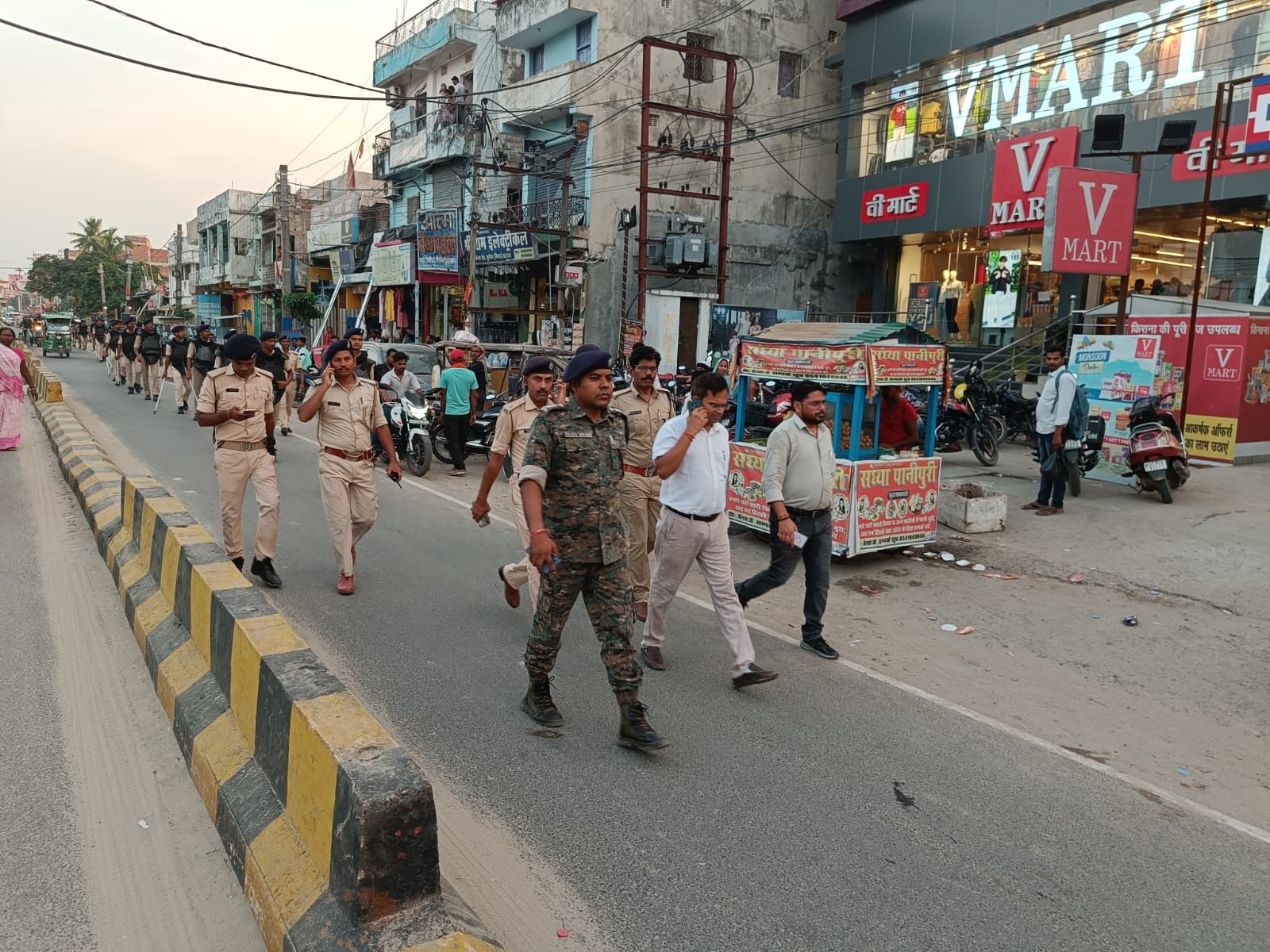 Supaul SDM DSP Lead Flag March for Moharram Alert