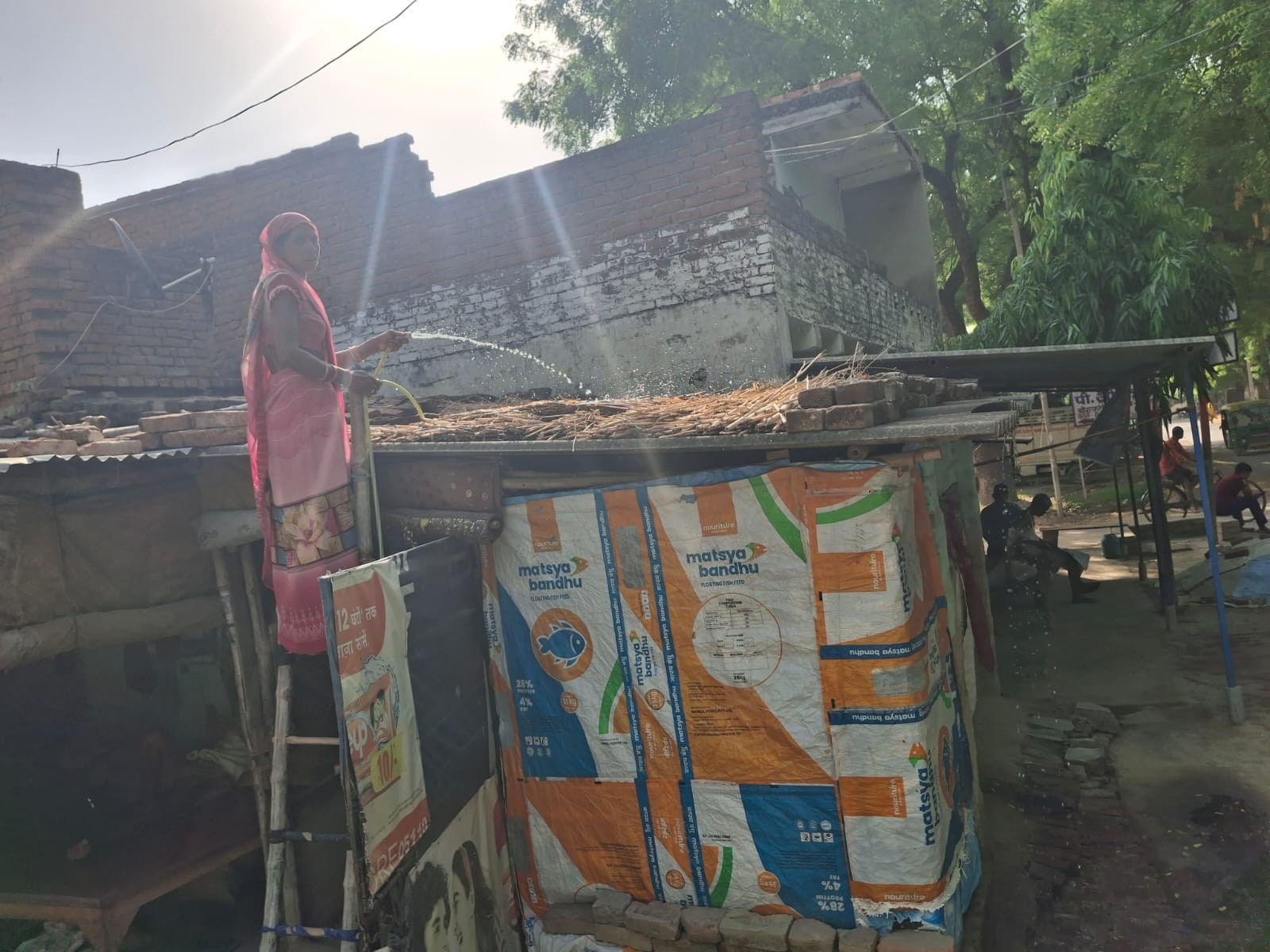 Varanasi Heat Relief | Wheat Sheaf Water Spray