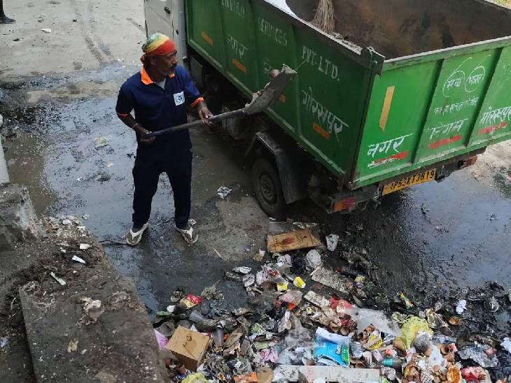 Gorakhpur GDA Tower Cleanliness Drive | Water Supply Resumes