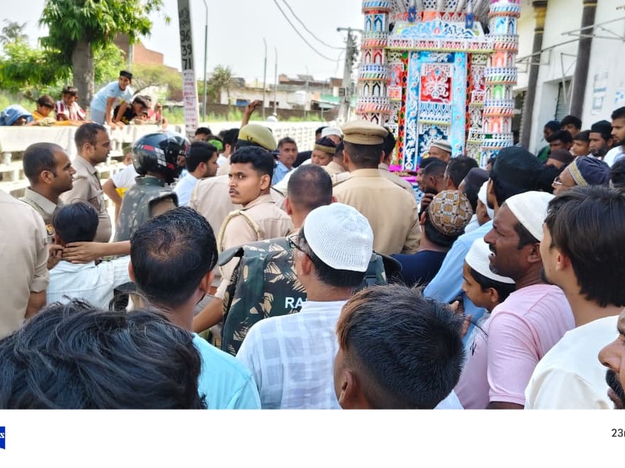 Azimnagar Muharram Tajia Juloos | Police Stop High Taazias