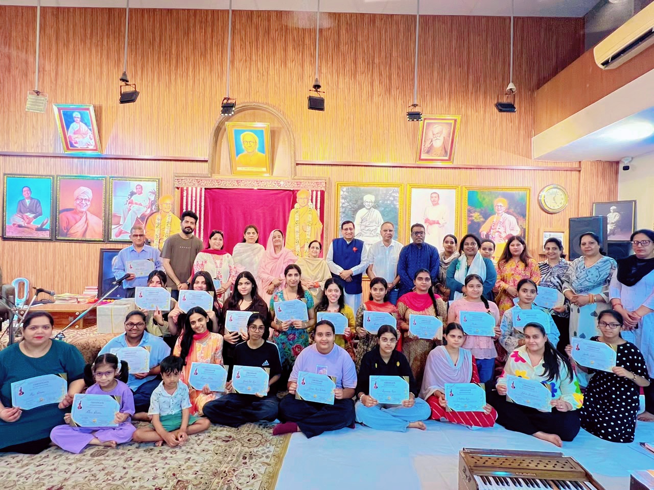 Second annual free music workshop concludes at Shri Ram Sharanam, Civil ...
