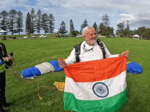 80-Year-Old Haryana Man Skydives 18,000 Ft in Australia | Exclusive