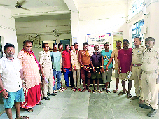 9 arrested in different cases, sent to jail