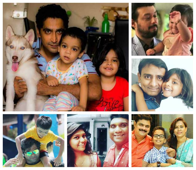Marathi Celebs with There Kids