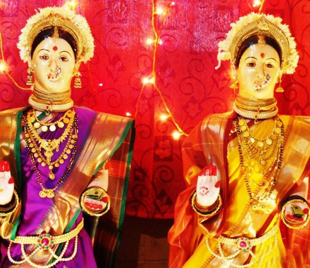 gauri pujan avahan muhurt news marathi