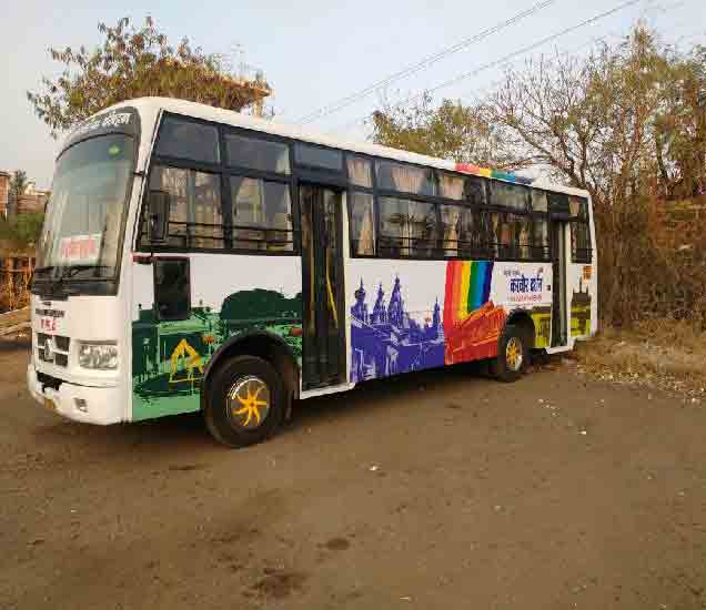 KMT starts new bus service for tourists karvir darshan | कोल्हापुरात ...