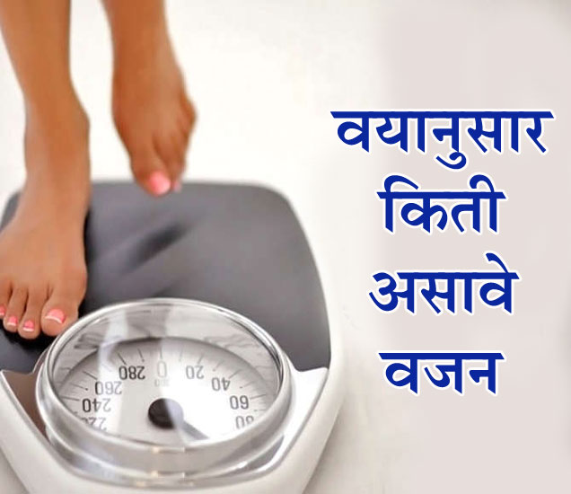 Average Weight Chart For Indian Boys And Girls | वयानुसार मुलं किंवा ...