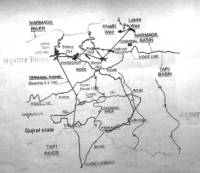 tribals Protests against turn Narmada water into Tapi valley | नर्मदेचे ...