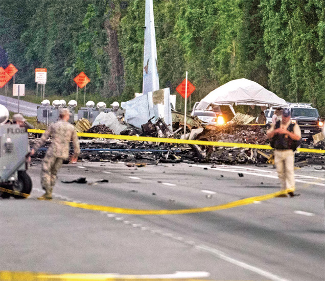 Historical plane in Georgia collapsed during last flight, 9 deaths ...
