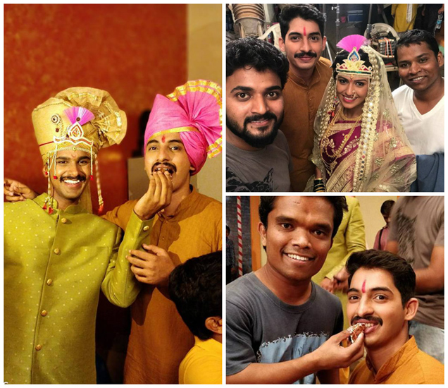 Actor Nikhil Chavan Birthday Celebration On the Set Of Lagira Zala Ji ...