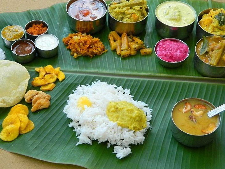 The tradition of eating on banana leaf is prevalent in South India and ...
