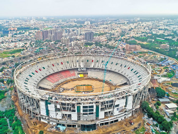 World's Largest Cricket Stadium, The country's first stadium with field ...