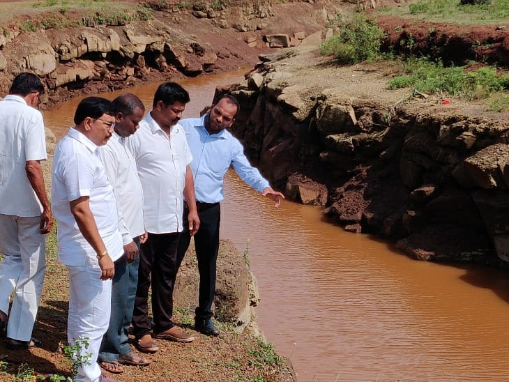 MLA Shirishkumar Naik inspects Khairwe dam and demands compensation for ...