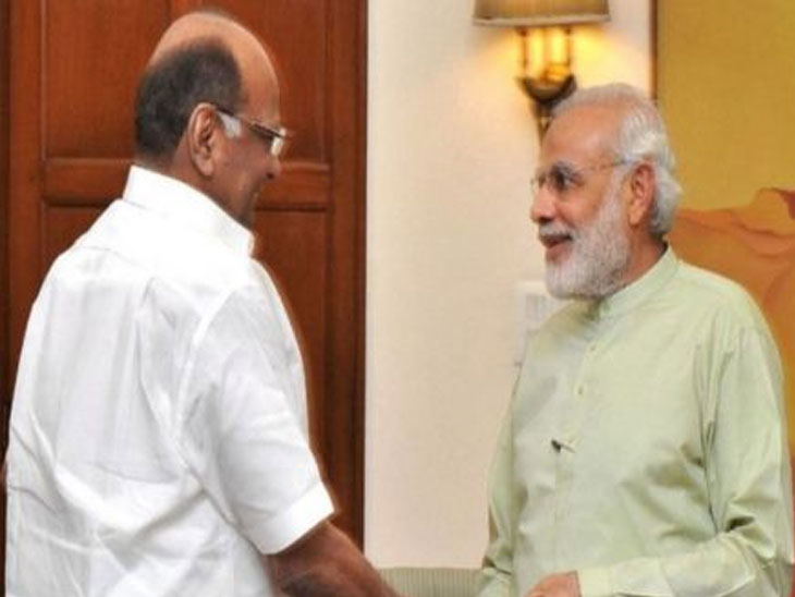 Sharad Pawar meets PM Modi ; the entire loan waiver demanded | पवार ...