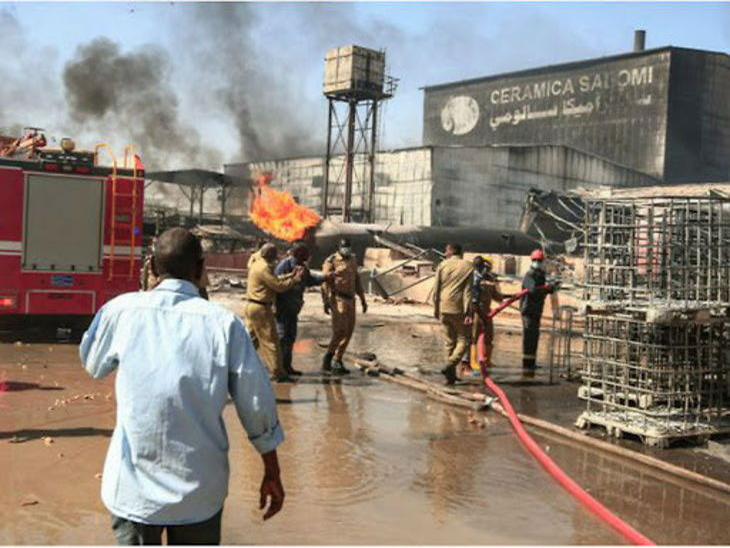 Terrific explosion in the factory; 23 people, including 18 Indians ...