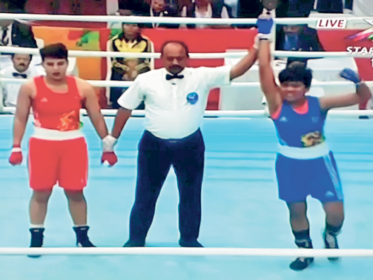 Boxer Disha Patil won gold in debut year. Defeat of the last champion ...
