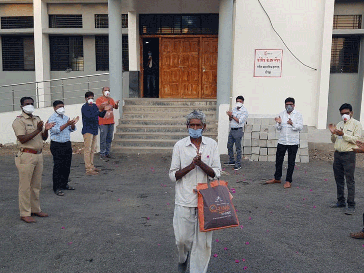 first corona-free patient in Chopda taluka | चोपडा: 'बरं वुई गये मी ...