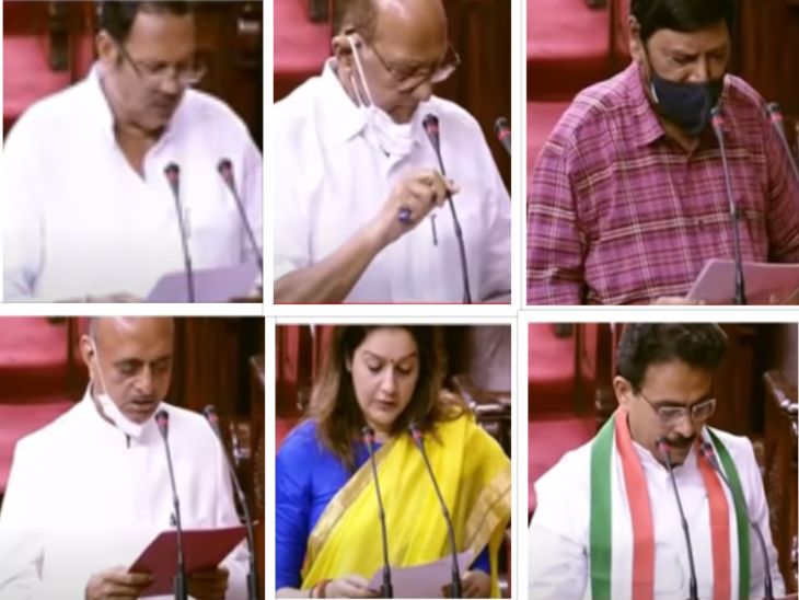 Six Maharashtra leaders sworn in as Rajya Sabha MPs, while NCP leader ...