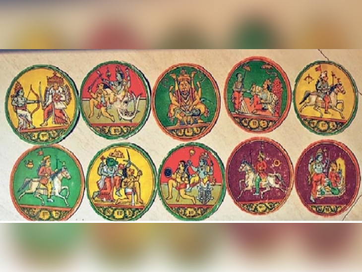 The 'Dashavatari Ganjifa' game from two centuries ago was preserved by ...