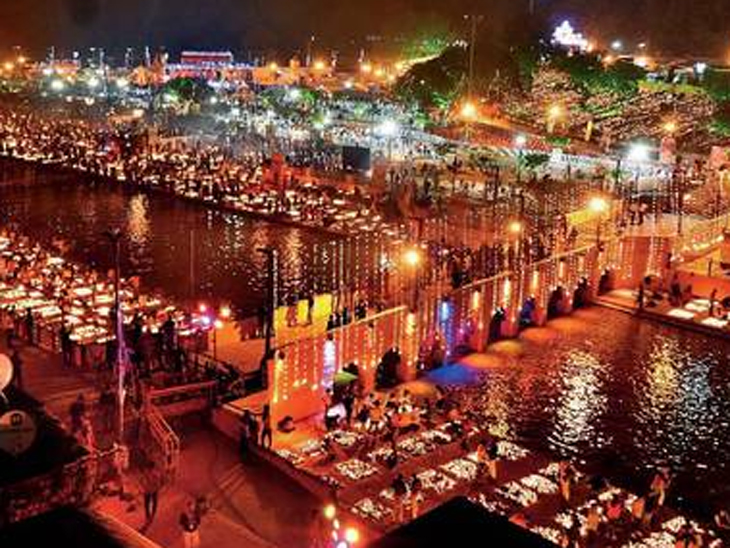 12 lakh lamps lit Ayodhya, a record-breaking lamp in the city of Lord ...