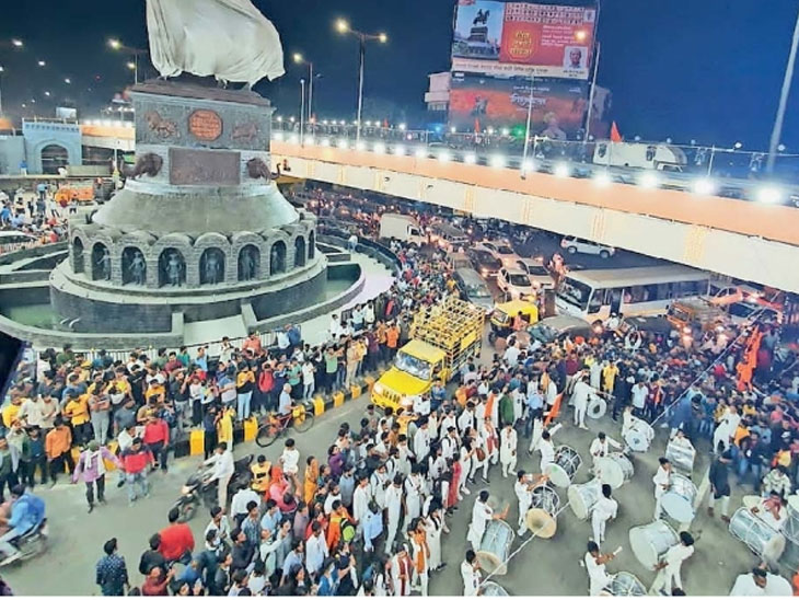 Aurangabad Kranti Chowk Shivaji Maharaj Statue | Marathi news | The ...