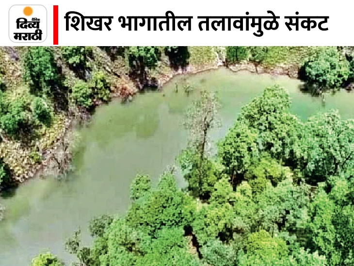 A lake formed from a hill in the river Shambhu, a threat to the villages