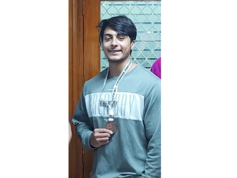 A bronze medal to Syed Moinuddin, a young athlete who also works as a ...