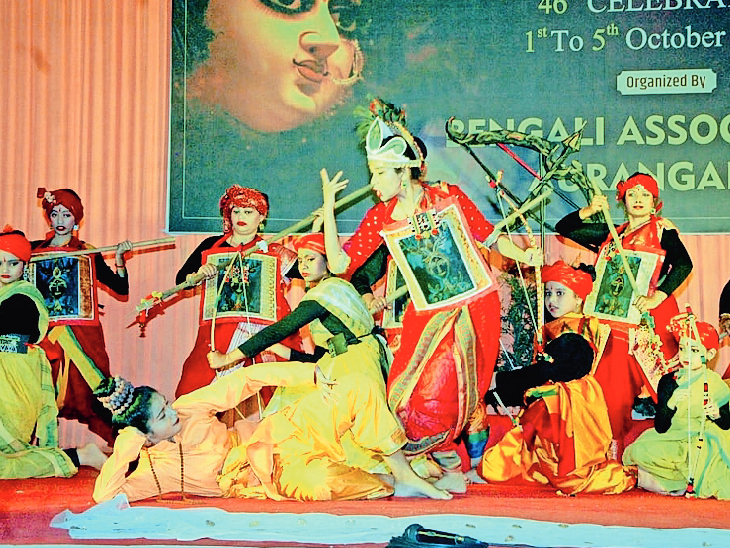 18 artists performed Chitrangada play by Rabindranath Tagore after 3 ...