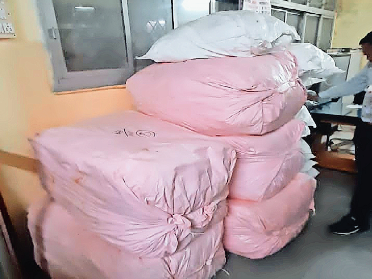 As the goods were being unloaded from the container, the team raided ...