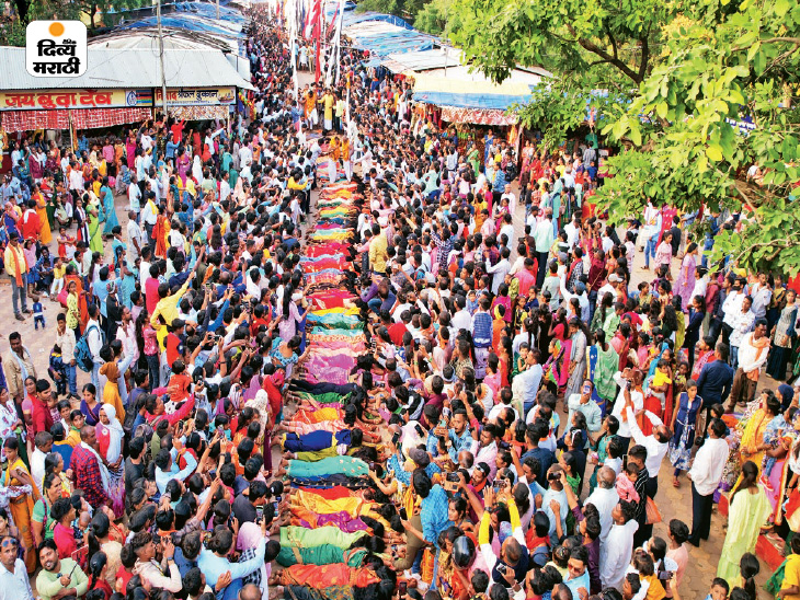 300 Suvasinis lay horizontally on the path, on which the priests walked ...