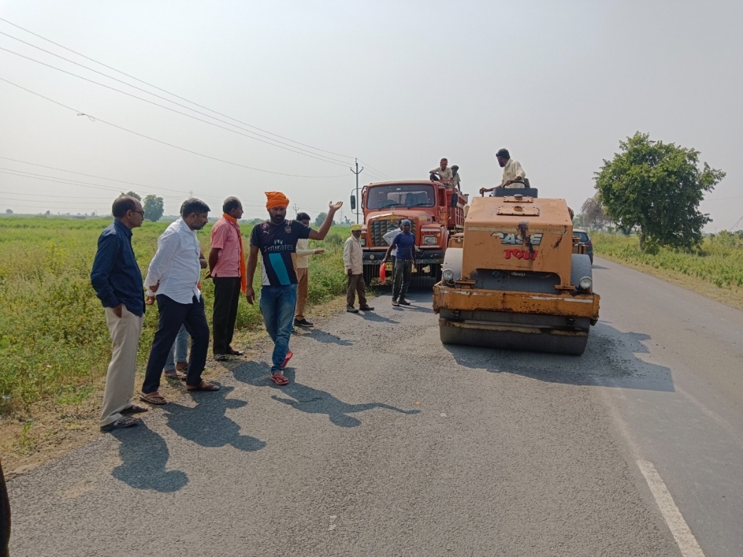 Repair of Nagpur-Aurangabad highway started; come Inspected by Pratap ...