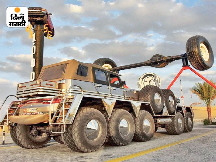 The world's largest SUV, 35 feet long, weighs more than 7 Hummer cars ...