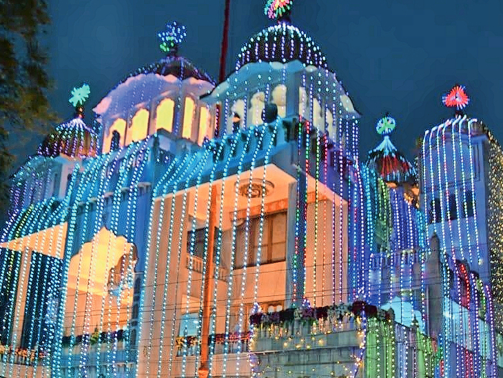 The Gurdwara was illuminated on the occasion of Prakash Parva of Guru ...