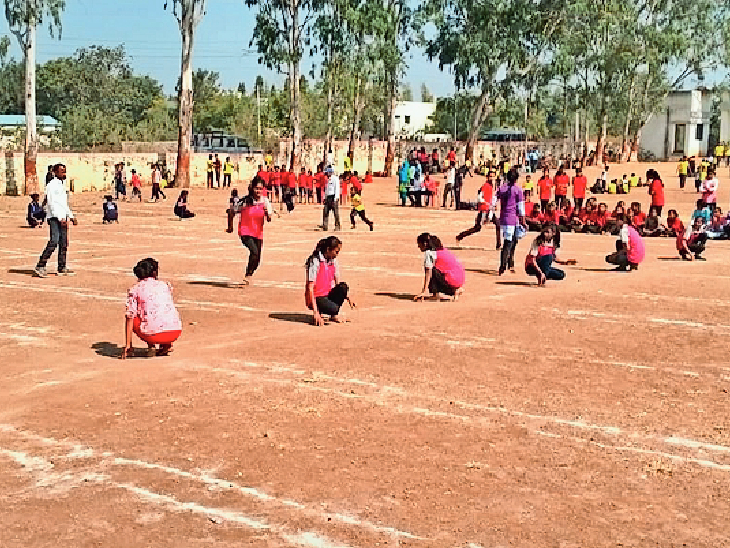 Bhokardan taluka level girls' kho-kho competition