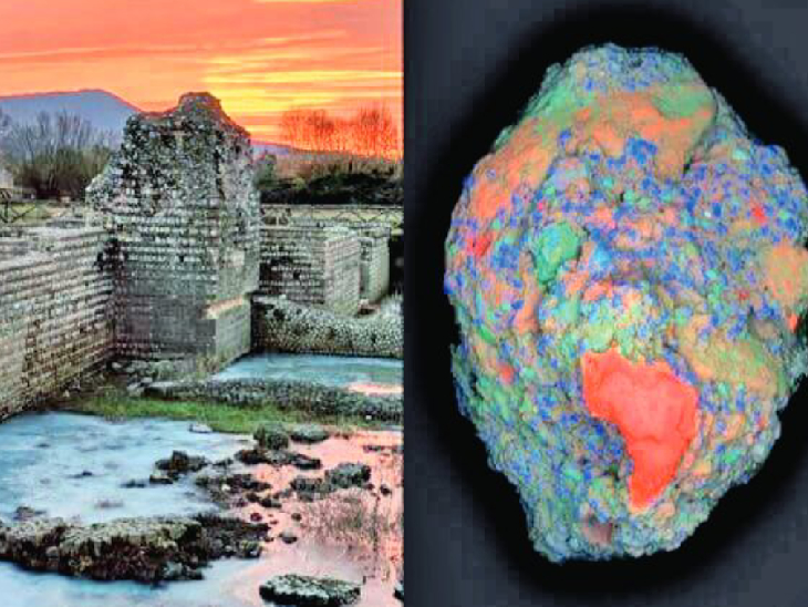 Manufacture of concrete from volcanic ash, lime and aluminium |marathi ...