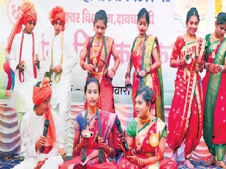 take Cultural program at Yogeshwar Vidyalaya on the occasion of Ranade ...