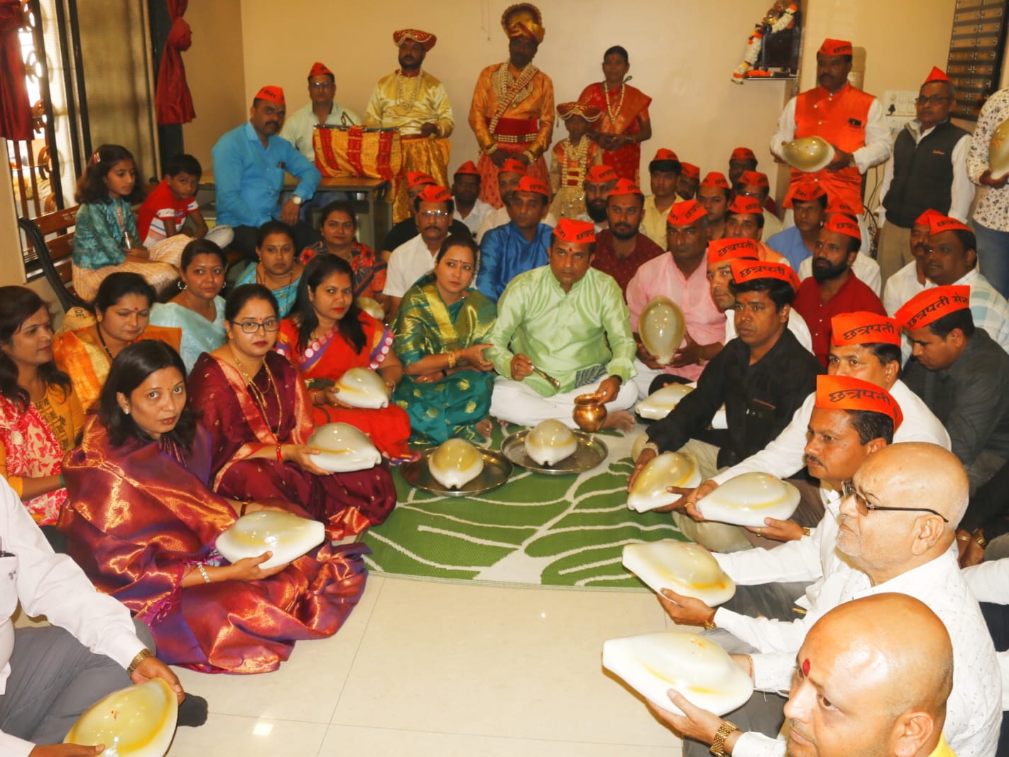 21 feet long kavdya garland work started with worship in the temple of ...