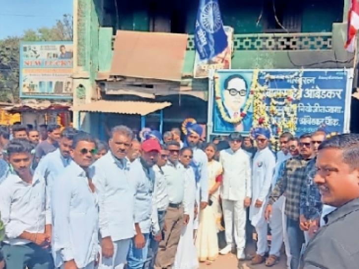 Procession on the birth anniversary of Mata Ramai Ambedkar | मिरवणूक ...