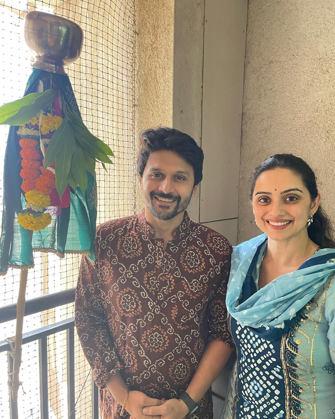 Amruta Khanvilkar Celebrates Gudi Padwa; Celebrity Gudhi Padwa Photos ...