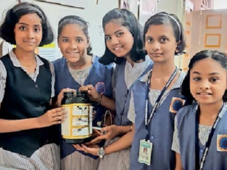 Sharada Mandir Kanya Prashala students find solution to water problem ...