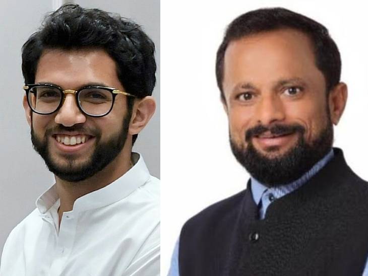 Who did Aditya Thackeray play in the snow at Davos; Shinde group ...