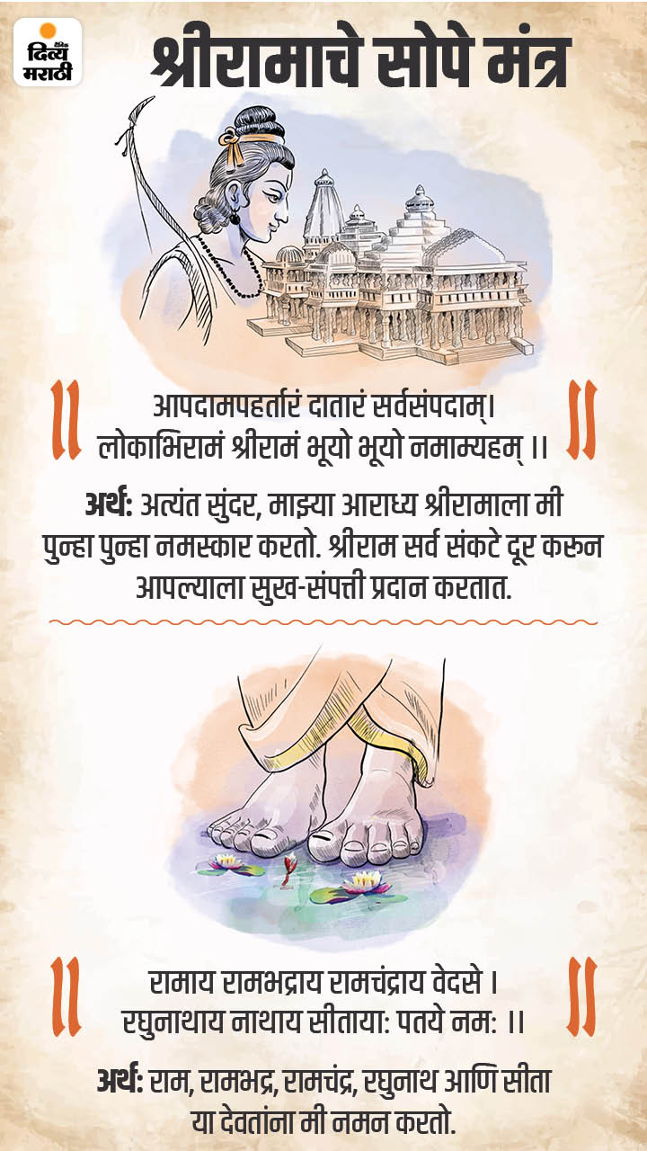 Ram Mantra List; Lord Ram Mantra Meaning in Marathi and Sanskrit ...