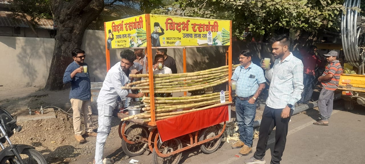 There is a rush on Rasvanti; 20 tonnes of sugarcane comes from ...